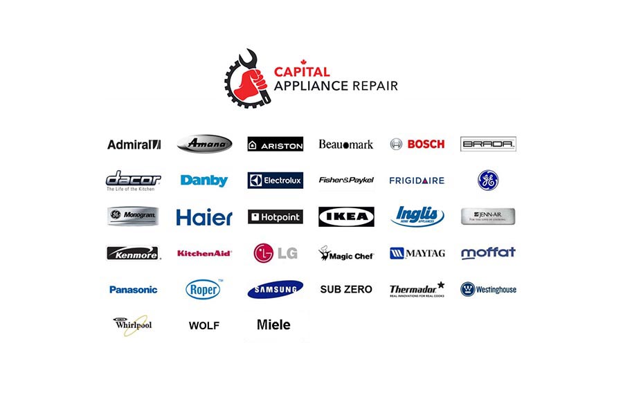 Find the Appliance Brands We Repair in Montreal or Give us a call today!